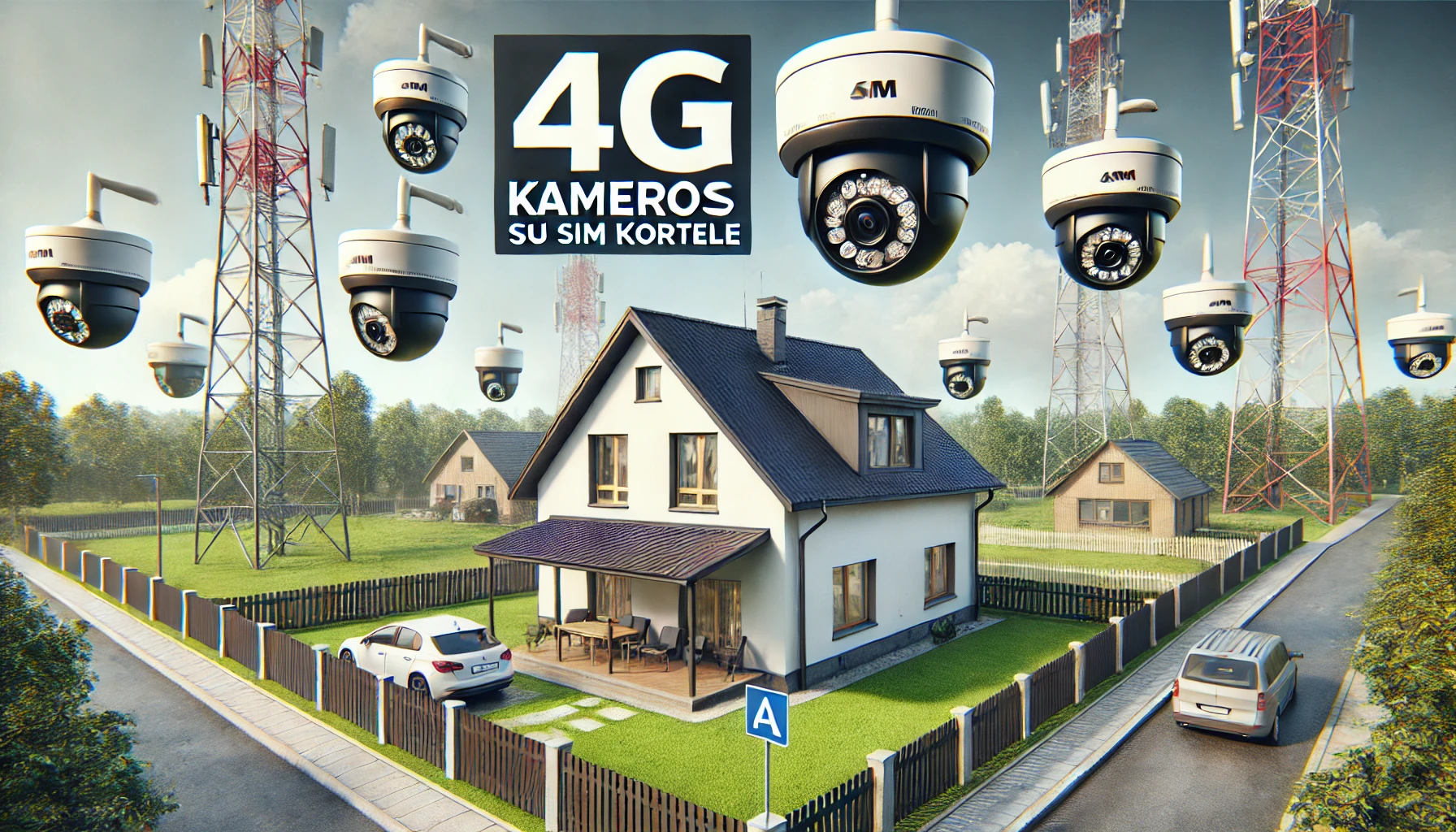Geriausios 4G kameros su SIM kortele iki 150 eurų